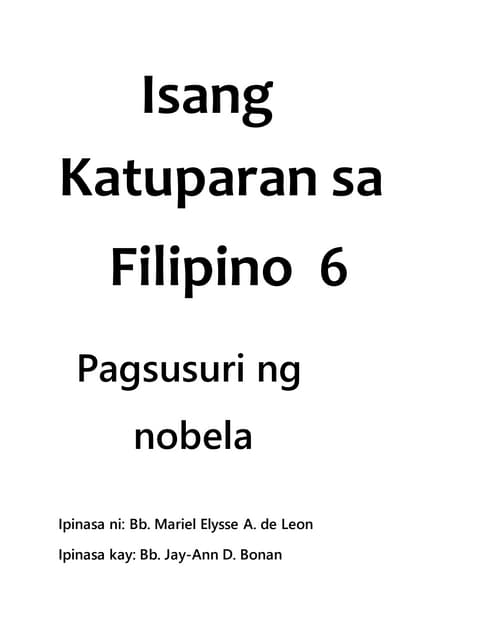 BALITA SCRIPT SHORT | PDF