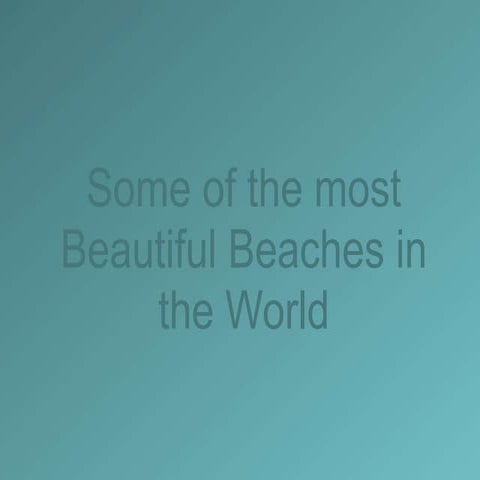 Myanmar best beaches | PPTX