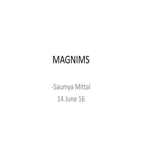 Magnims | PPTX