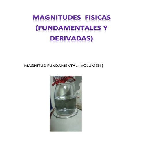 Magnitudes Físicas en la vida cotidiana | PPTX