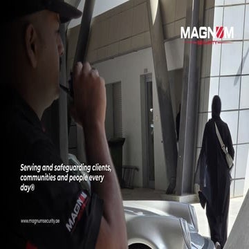 Magnum security safeguarding services in dubai | PDF