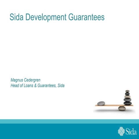 Presentation by Magnus Cedergren, Head of Unit, Loans & Guarantees ...