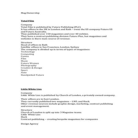 Mag ownership | DOCX