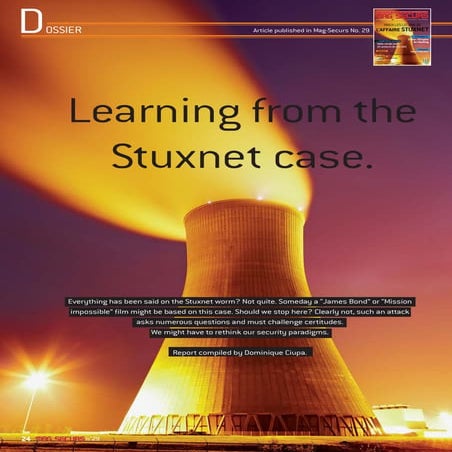 Mag-Securs No.29, 2011 - Validy: Learning from the Stuxnet Case | PDF