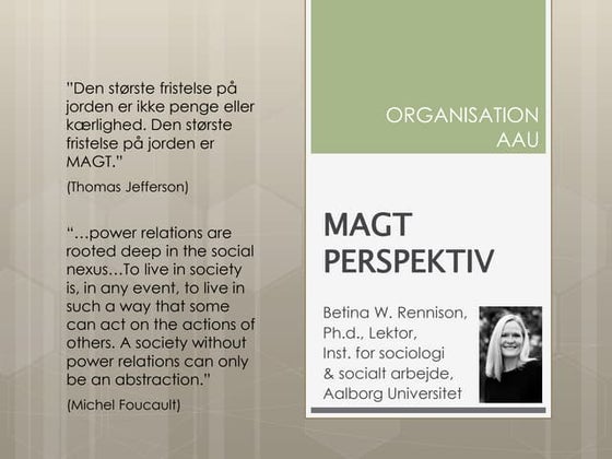 Krop & Ledelse | PPT