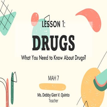 Drug awareness | PPTX