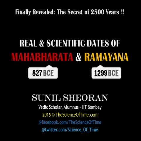 Mahabharata War - 827 BCE, Finally !!! | PDF