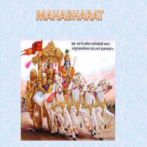 Mahbharat by Harshal Bhatt | PPT