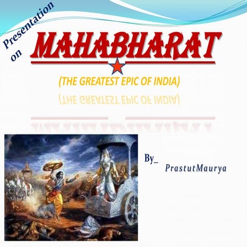 Mahabharat prestantion | PPTX