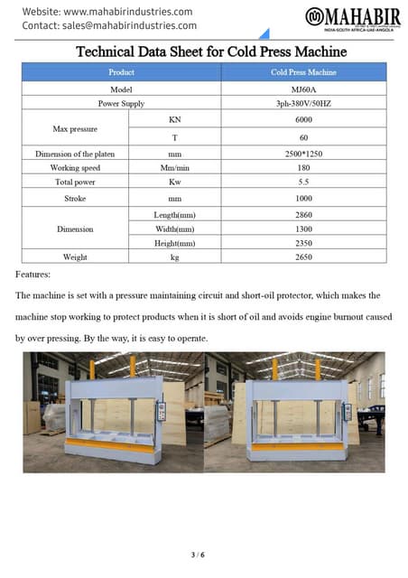 MAHABIR - STRAIGHT ARM RIP SAW | PDF