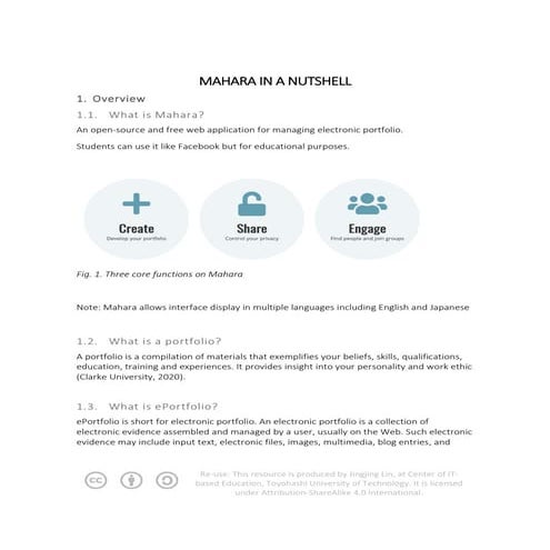 Mahara - LearningWheel | PDF