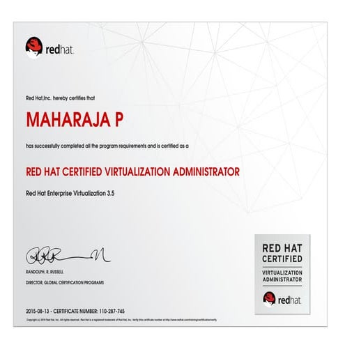 Redhat Virtualization EX318 | PDF