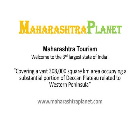 Maharashtra Tourism | PDF
