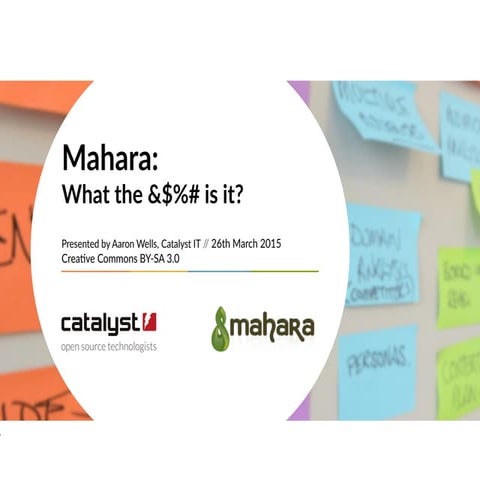 Mahara: What the &$%# is it? | PDF