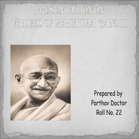 MAHATMA GANDHI | PPTX