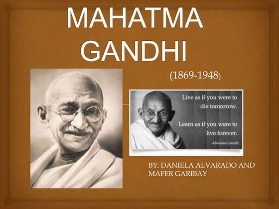 Gandhi Indian Independence | PPT