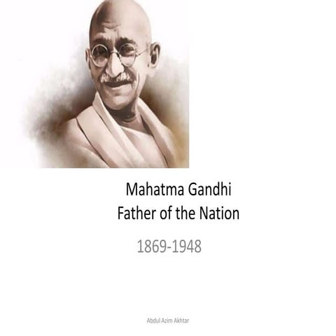 Mahatma Gandhi | PPTX