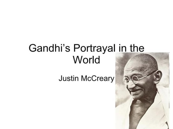 Gandhi Literature | PPT
