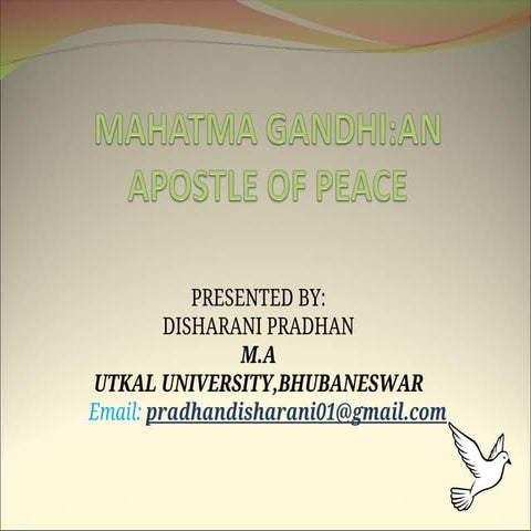 MAHATMA GANDHI jivan bim, PRESENTATION.ppt
