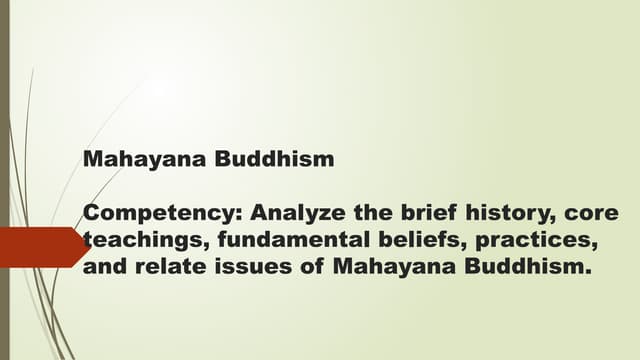 Comparative Analysis of Theravada and Mahayana Buddhism.pptx