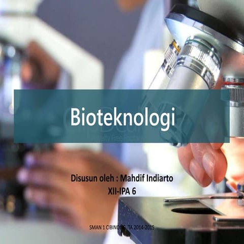 Bioteknologi | PPT