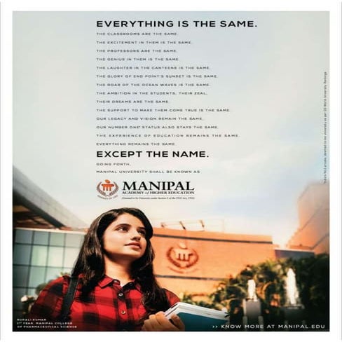 Sikkim Manipal University Distance Education Brand Campaign | PPTX