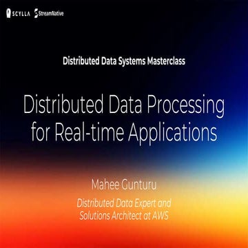 Distributed Data Processing For Real Time Applications Pptx Cloud 8812