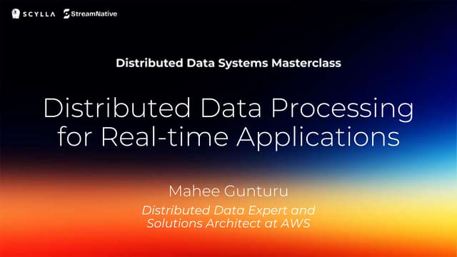 Distributed Data Processing For Real Time Applications Pptx Cloud 8812