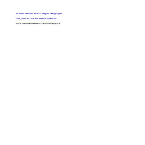 is there another search engine like google | PDF