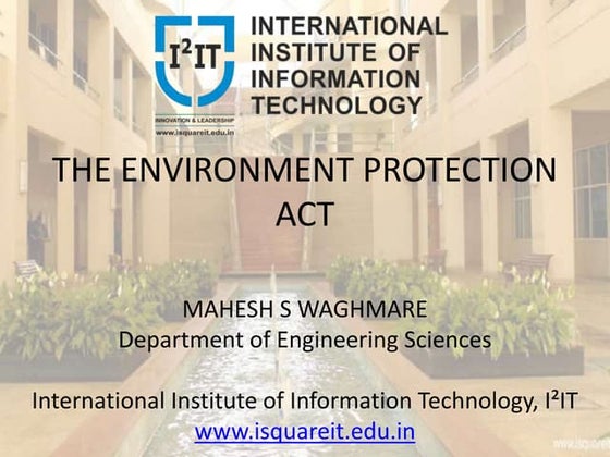 Environment Protection Act 1986 | PPT