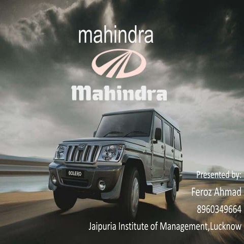 Mahindra and Mahindra | PPTX