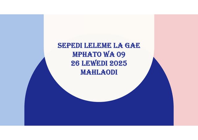 MFSPSA3 - TLHAGISO ya MAHLAODI - DIKATHUTO.pptx