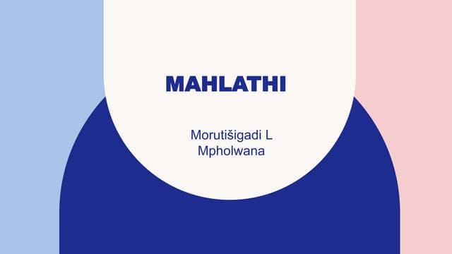 MFSPSA3 - TLHAGISO ya MAHLAODI - DIKATHUTO.pptx