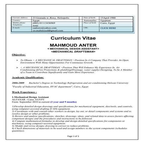 Mahmoud anter'cv | DOCX