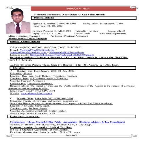 eto cv | PDF