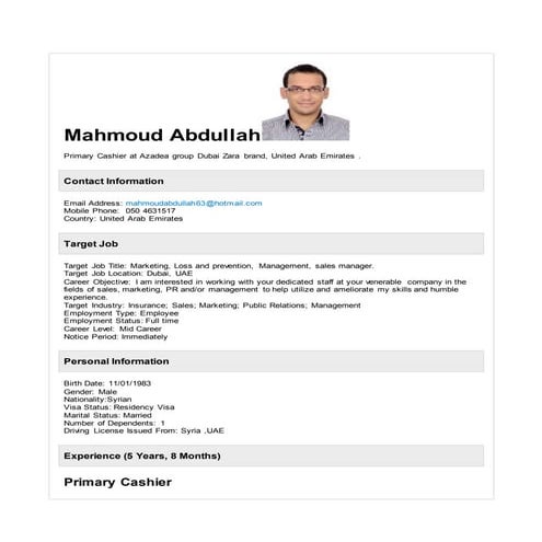 Mahmoud cv.docx2 | DOCX