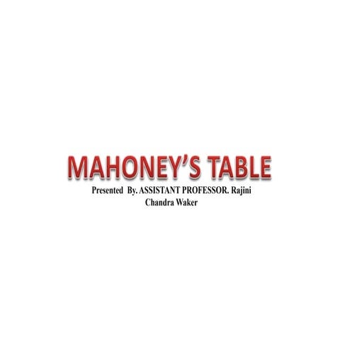 MAHONEYS TABLE.pptx