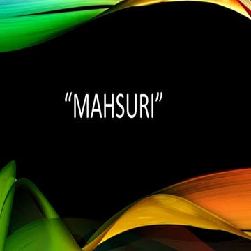 Mahsuri | PPT