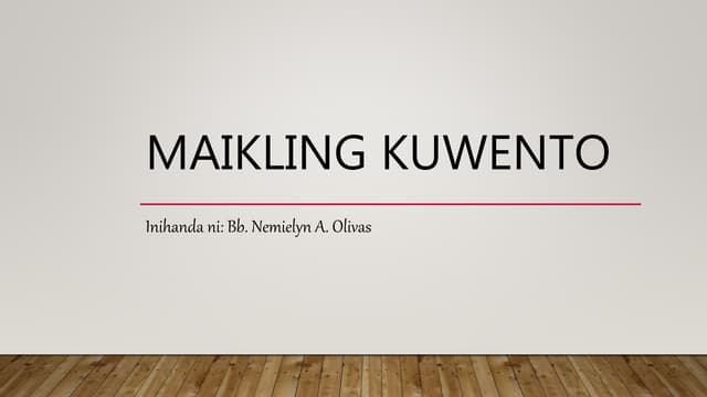 Ako si Jia Li, Isang ABC kaya naman isaalang alang | PPTX