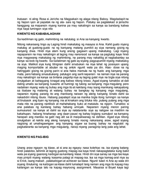 Ang magkaibigan | DOCX