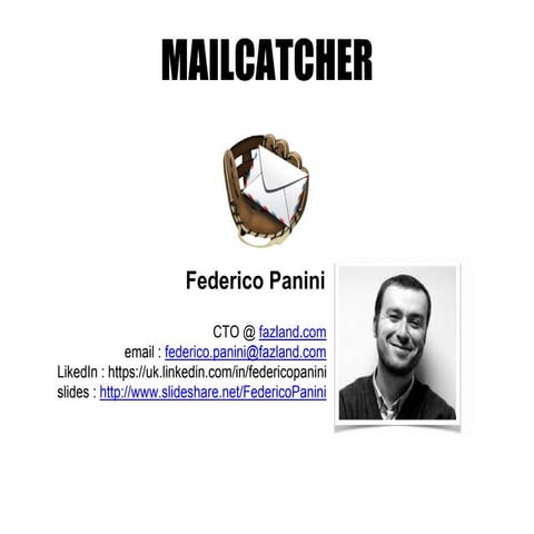 Symfony And Mailcatcher Ppt