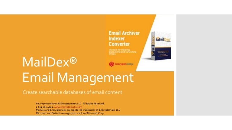 Encryptomatic MailDex 2024 v2.4.18.0 download the new - pondjop