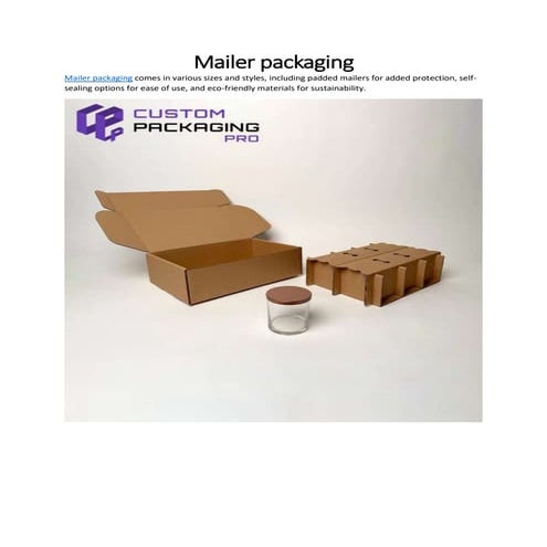 Mailer Boxes | DOCX | Email | Internet