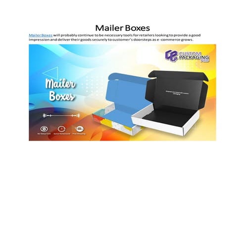 Mailer Boxes | PDF