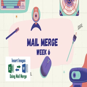 MAIL MERGE - Computer Applications Technology | PDF