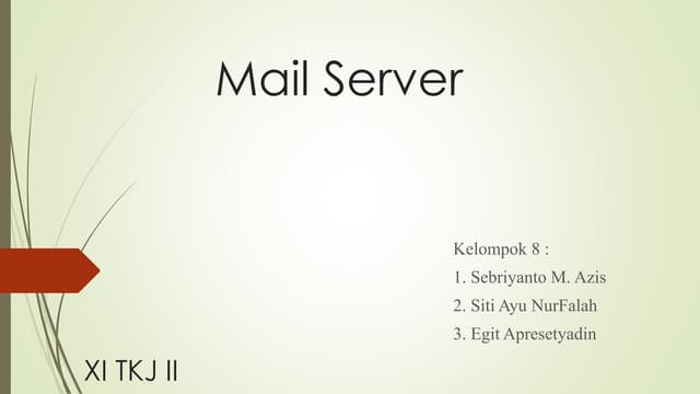 Mail server | PPTX
