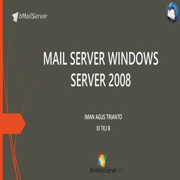 Mail Server Windows Server 2008 | PPTX