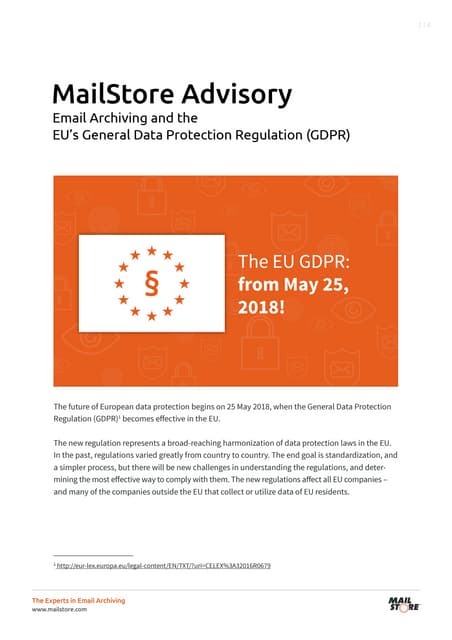 Gdpr Compliance | PDF