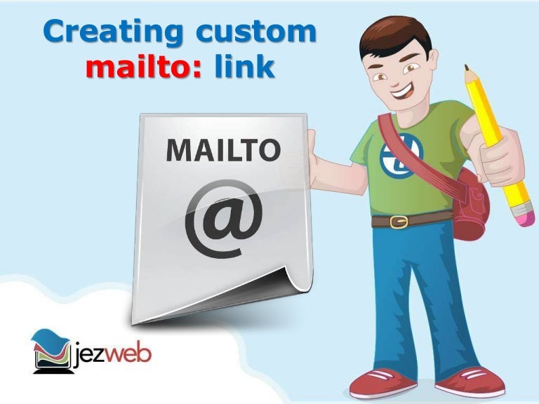 Creating custom mailto link