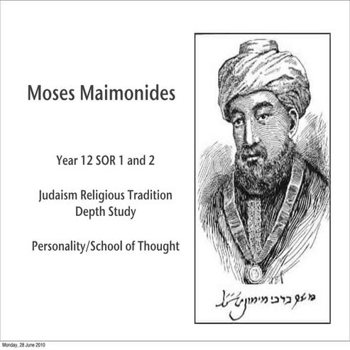 Maimonides | PDF